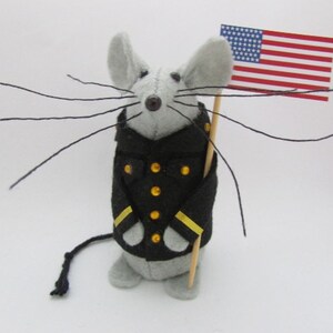 Military Mouse - Felt Mice - Felt Mouse - Military Mouse Ornament - Etsy