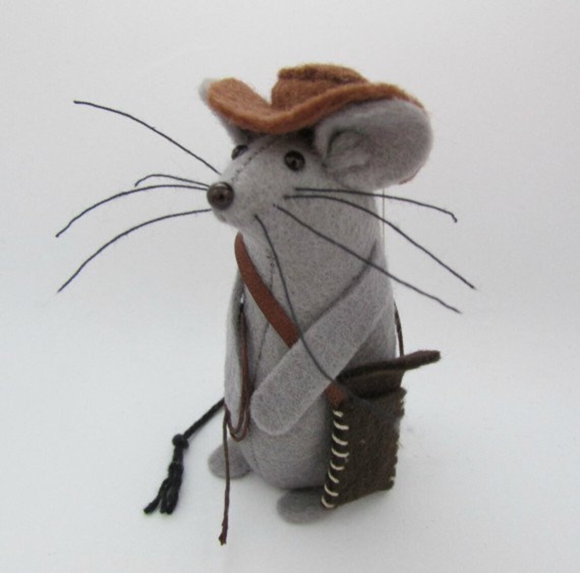 Indiana Jones Mouse Mouse Cake Topper Felt Mouse Felt | Etsy