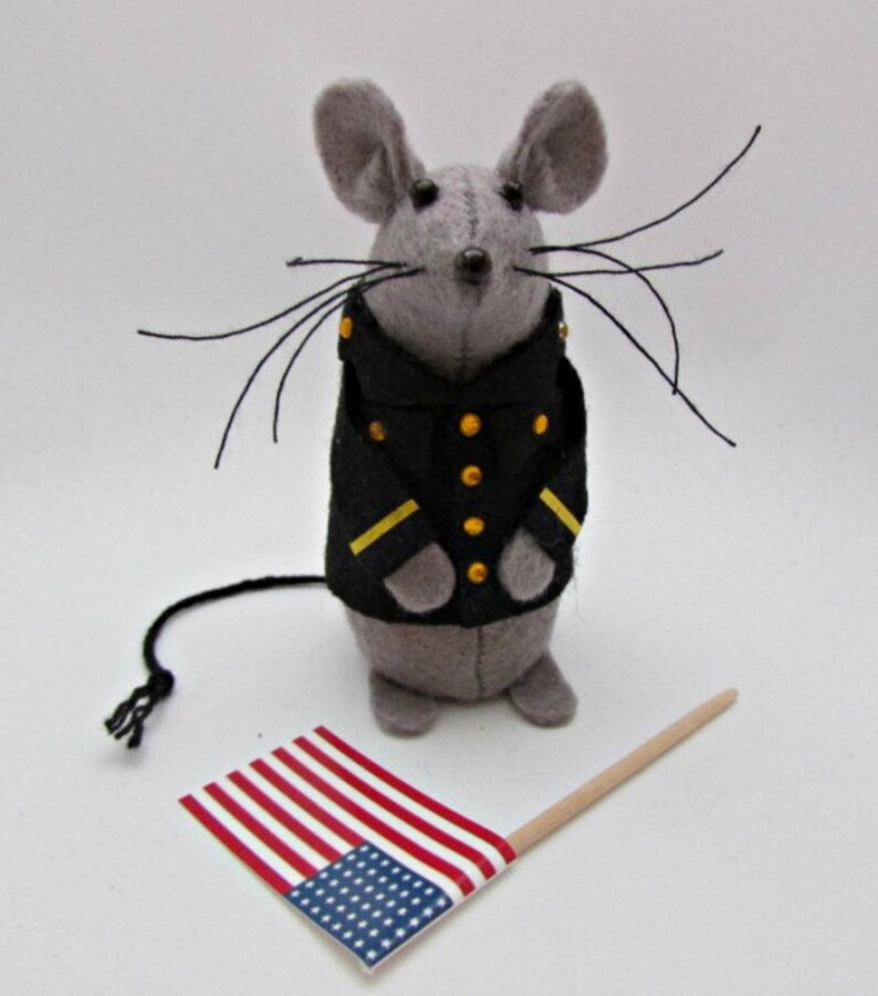 Military Mouse Felt Mice Felt Mouse Military Mouse | Etsy