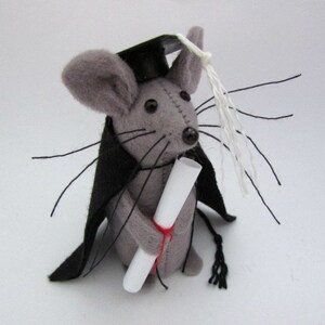 Graduation Mouse - Felt Mice - Felt Mouse - Graduation Ornament - Etsy