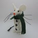 Snowmouse Snowman Felt Mouse Felt Mice Mouse Christmas Decoration - Etsy