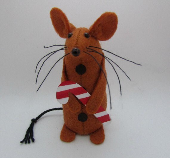 Gingerbread Mouse Gingerbread Man Felt Mouse Felt Mice - Etsy