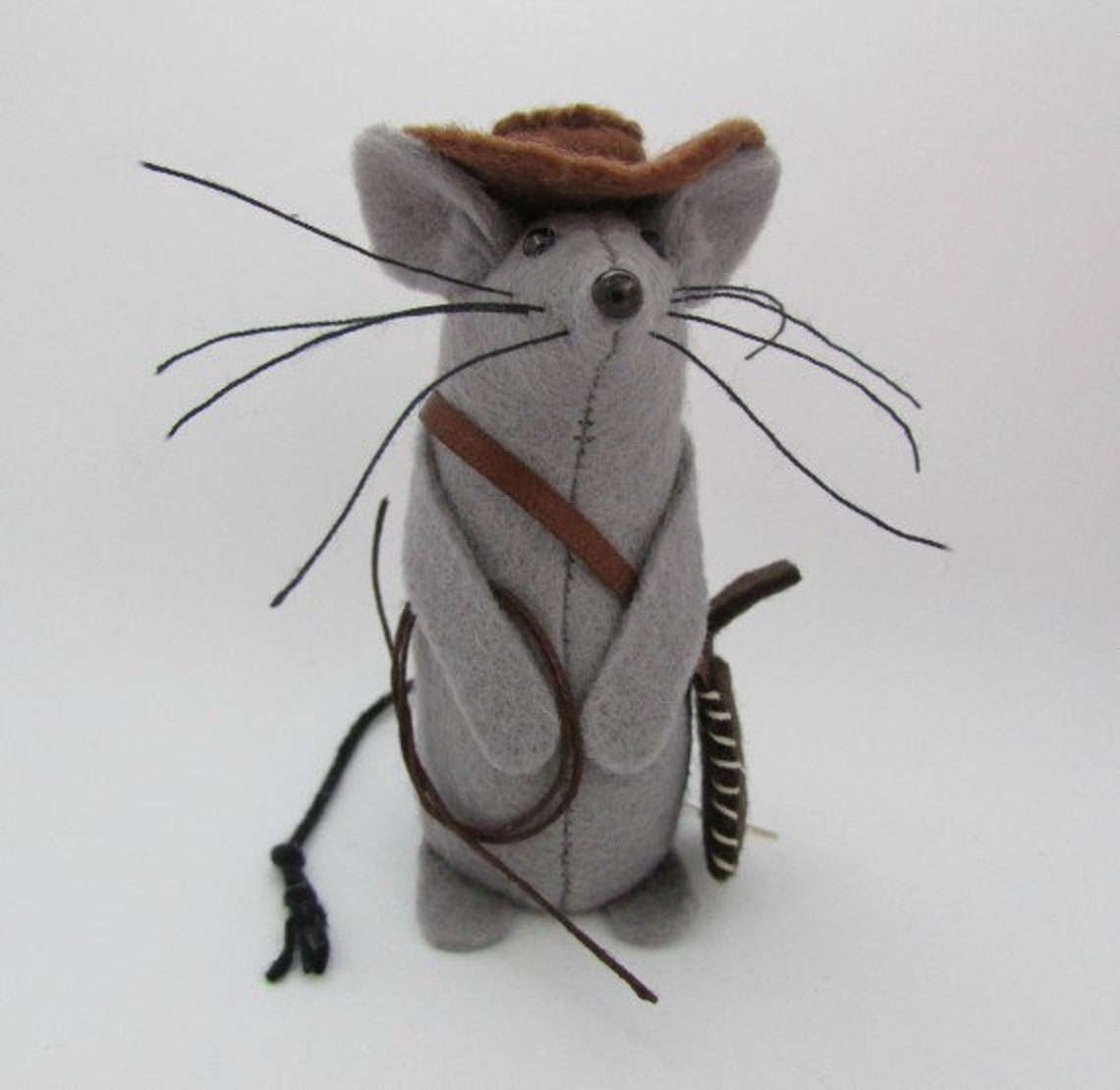 Indiana Jones Mouse Mouse Cake Topper Felt Mouse Felt | Etsy