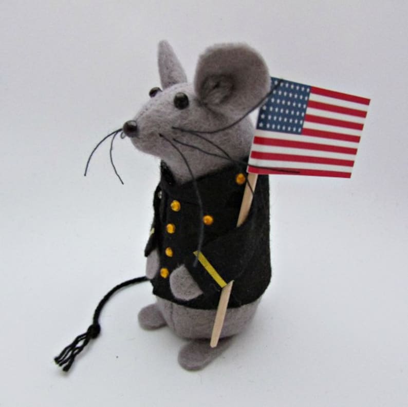 Military Mouse Felt Mice Felt Mouse Military Mouse | Etsy