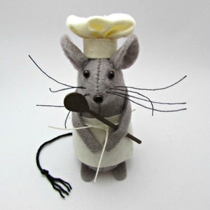 Chef Mouse - Cooking Mouse - Gift for Chef - Chef Ornament - Gift for ...
