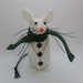 Snowmouse Snowman Felt Mouse Felt Mice Mouse Christmas Decoration - Etsy