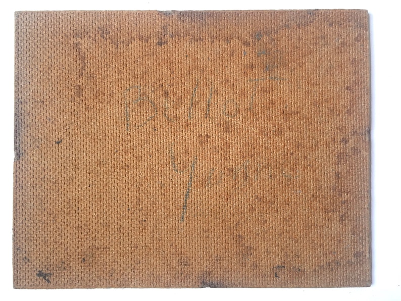 JACQUES DENIER PAINTING - 20th Century Oil Painting of Village Road by ...