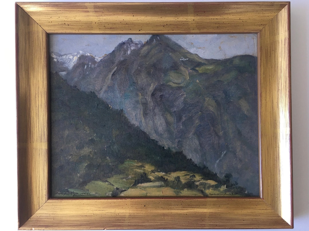 ROBERT LEMONNIER PAINTING Early 20th Century Oil Landscape - Etsy