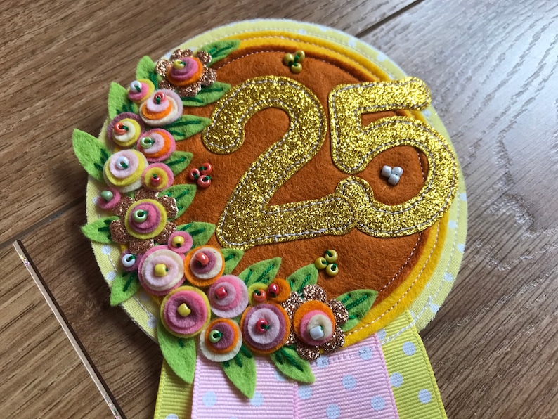 Birthday Badge 25th Birthday Badge 25th Birthday Birthday - Etsy UK
