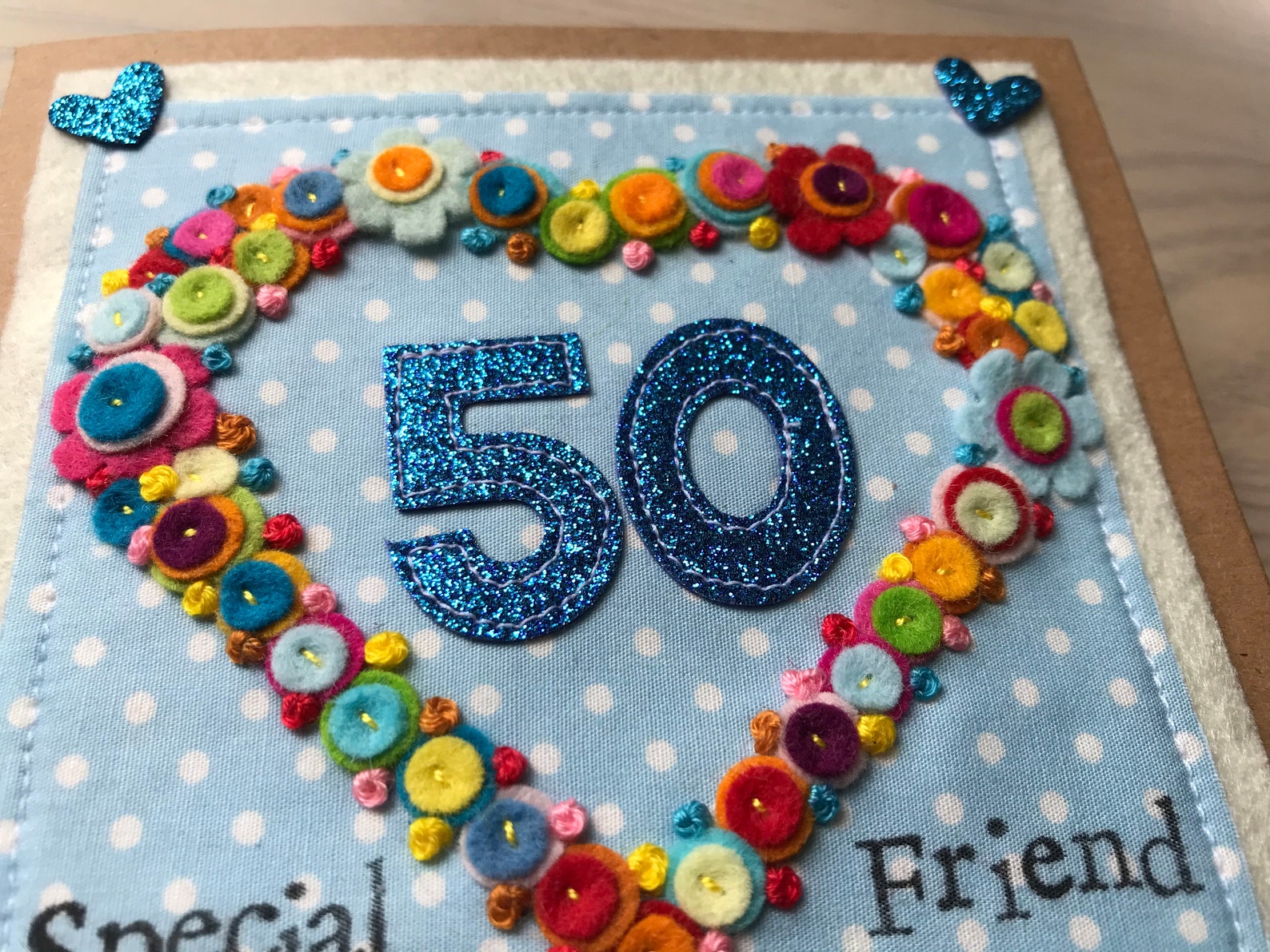 50th Birthday Card 50th Birthday Friend 50th Birthday Mum - Etsy
