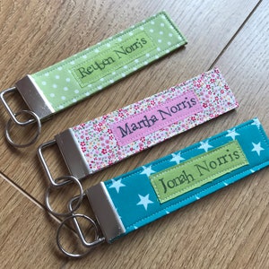 Book Bag Tag, Key Ring, Childs Book Tag, Bag Tag, Book Bag, Name Key ...