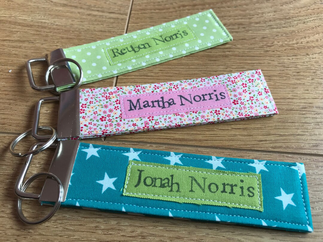 Book Bag Tag, Key Ring, Childs Book Tag, Bag Tag, Book Bag, Name Key ...