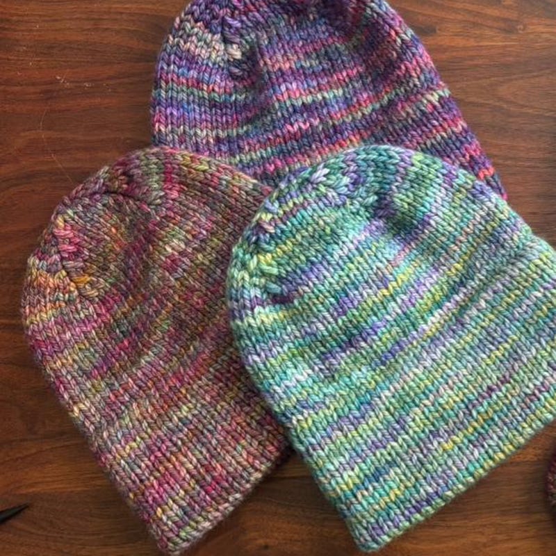 Hand Knit Hat - Etsy