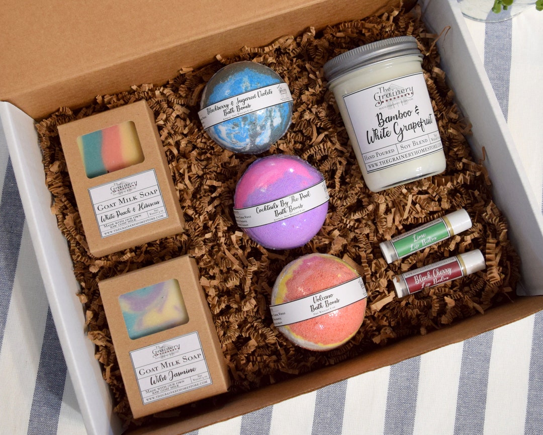 Spa Gift Set- Bath Body Gift Set- Soap Gift Set- Bath and Body Set- Get ...