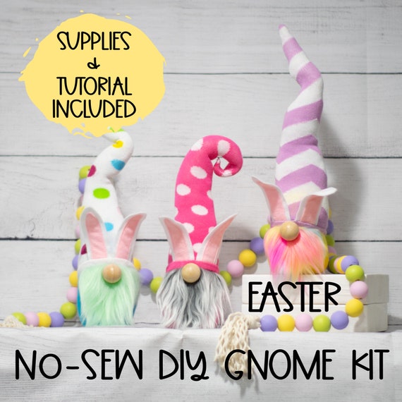 Easter DIY Gnome Making Kit Holiday Gnome Kit DIY Gnome - Etsy