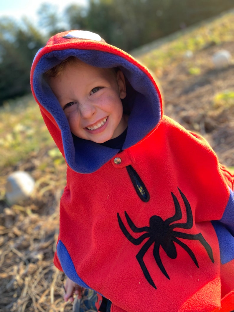 PRE-ORDER - Spider Guy Hero - Fleece Poncho & Car Seat Poncho (all in ...