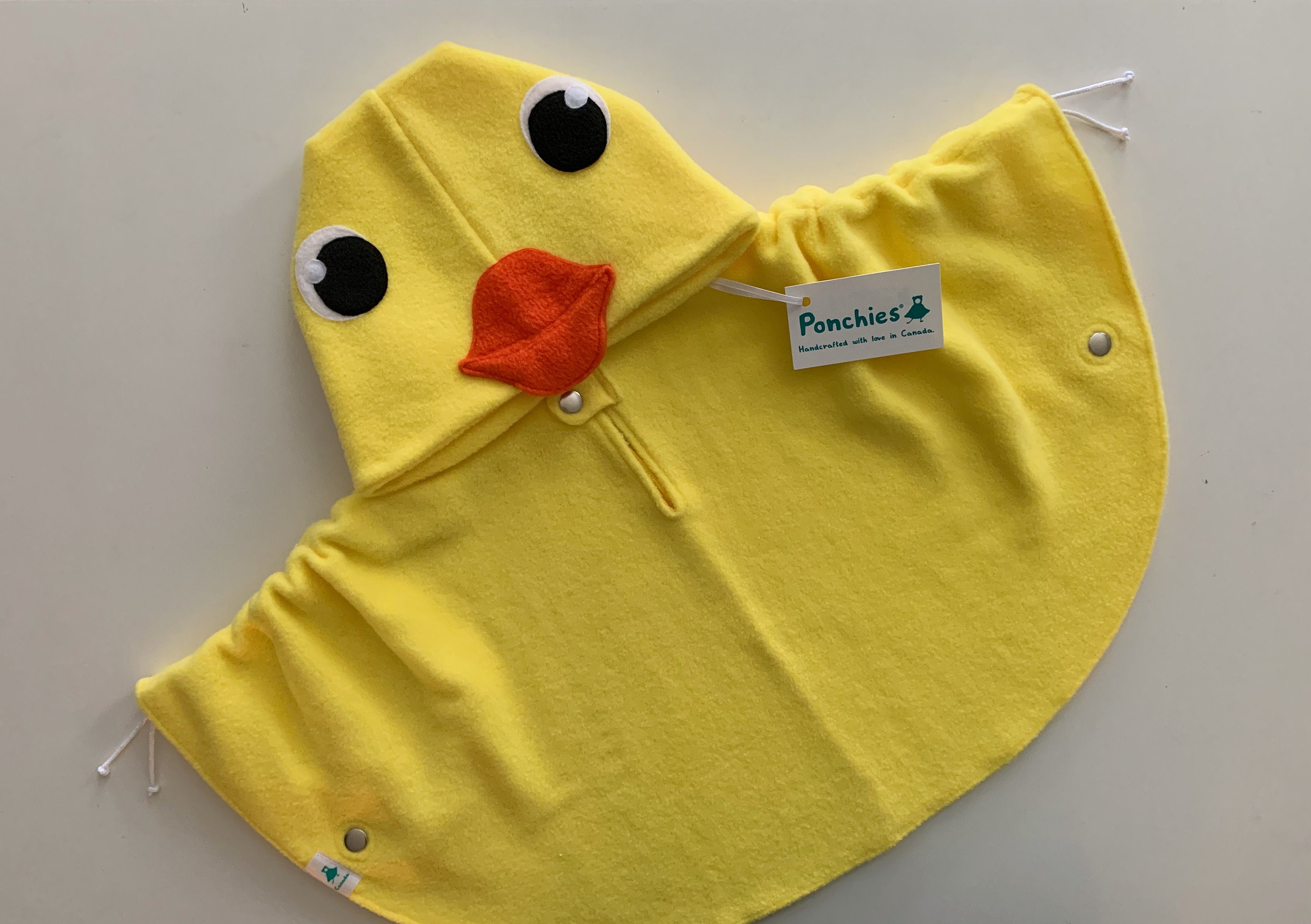 Yellow Rubber Duck Fleece Poncho & Car Seat Poncho All in | Etsy