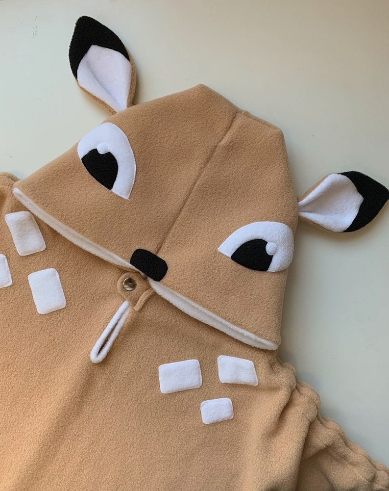PRE-ORDER - Tan Deer - Woodland - Fleece Poncho & Car Seat Poncho (all ...
