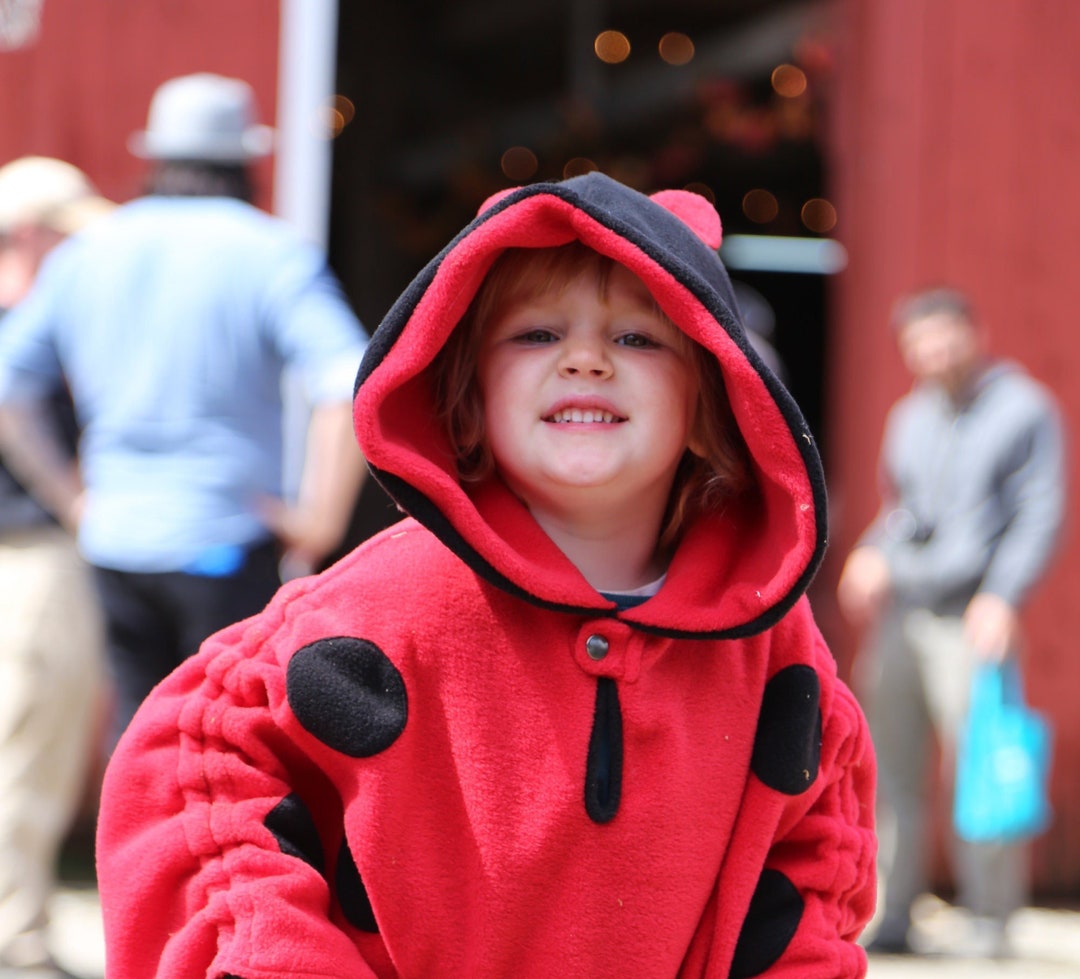 PRE-ORDER - Ladybug - Fleece Poncho & Car Seat Poncho (all in One ...