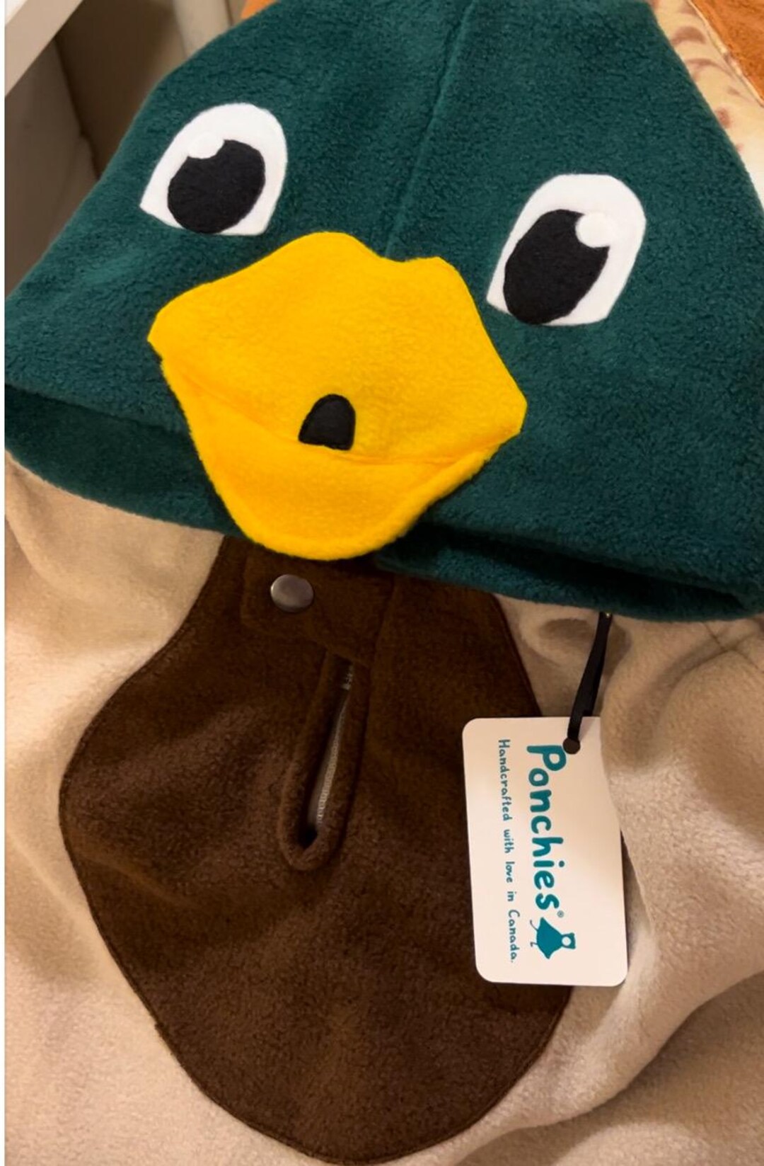 PRE-ORDER - Mallard Duck - Fleece Poncho & Car Seat Poncho (all in One ...