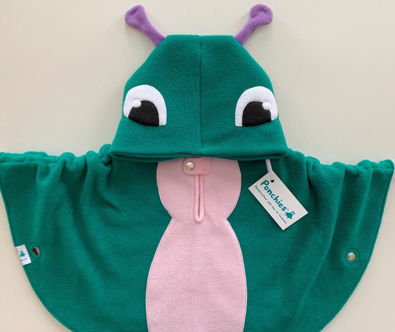 Teal Butterfly With Wings Fleece Poncho & Car Seat Poncho - Etsy