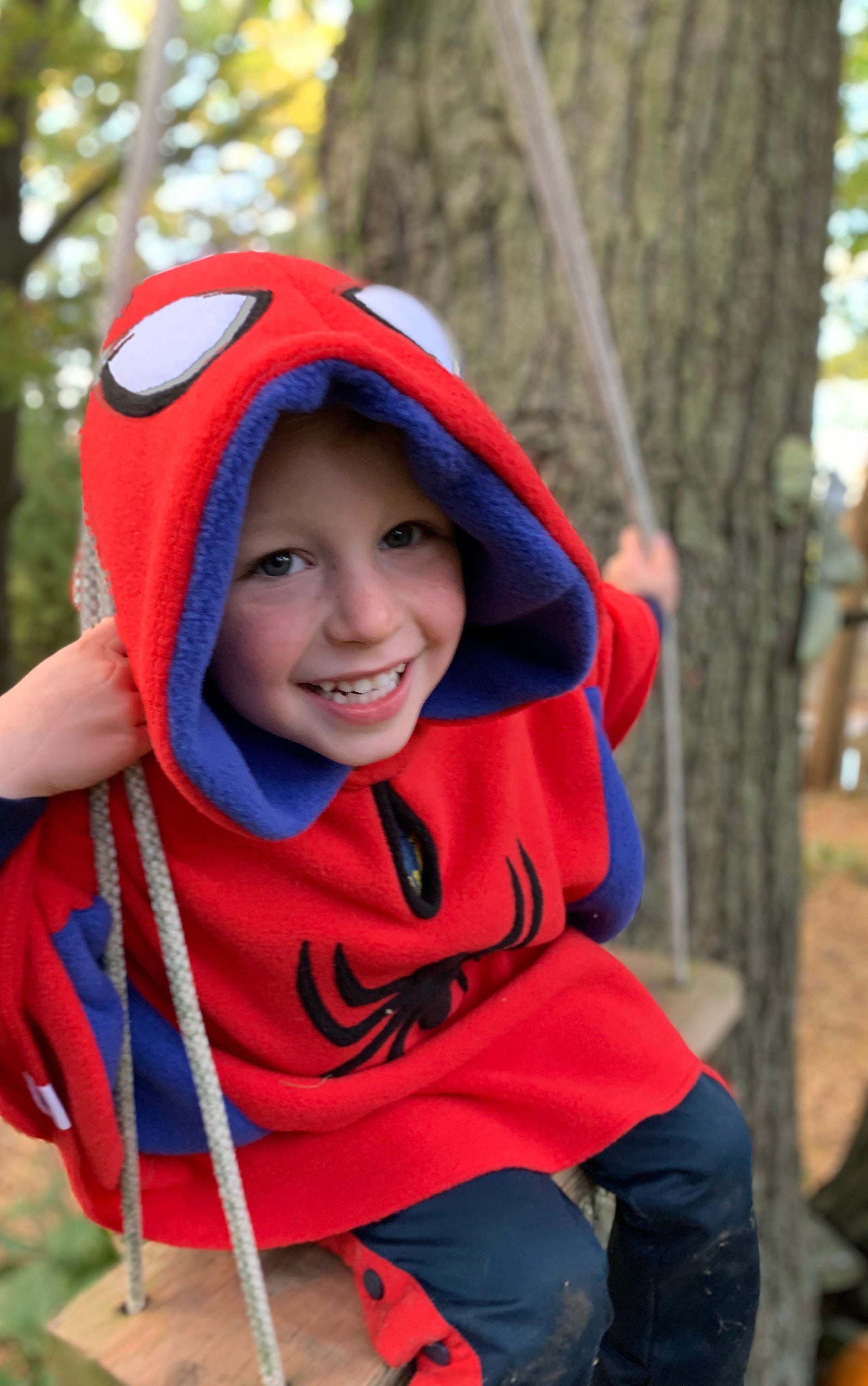 PRE-ORDER - Spider Guy Hero - Fleece Poncho & Car Seat Poncho (all in ...