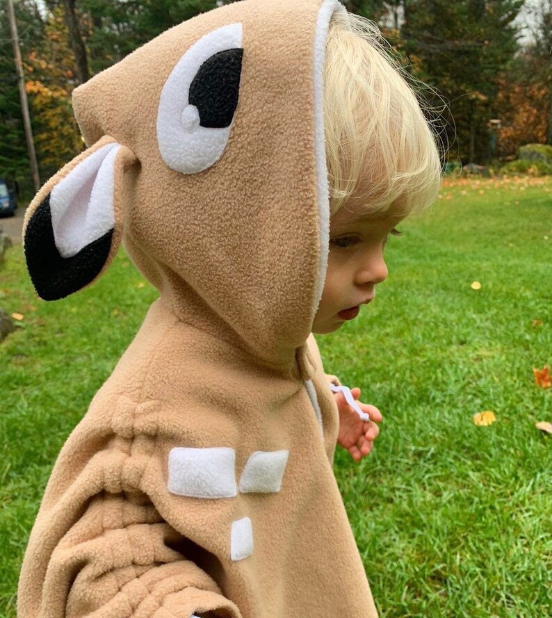 PRE-ORDER - Tan Deer - Woodland - Fleece Poncho & Car Seat Poncho (all ...