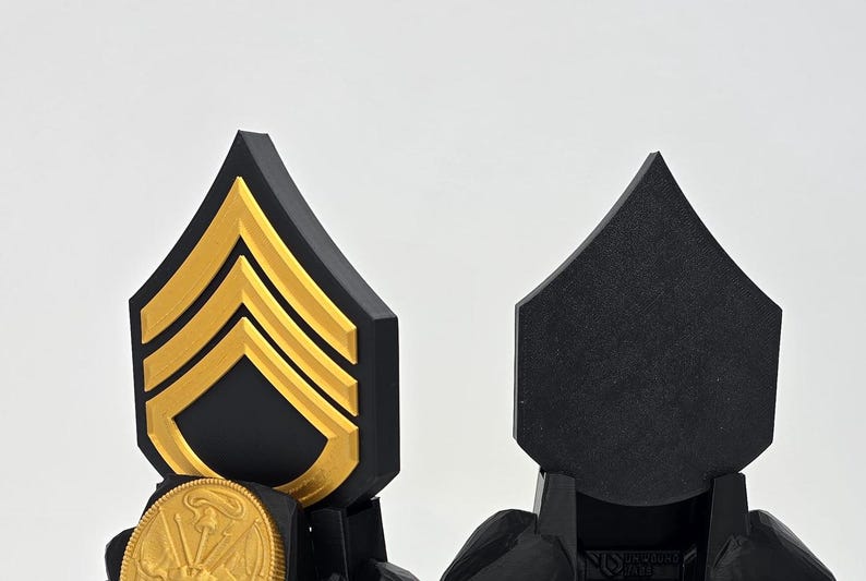 US Army 3D Printed Rank Insignia - 2 Styles - Etsy