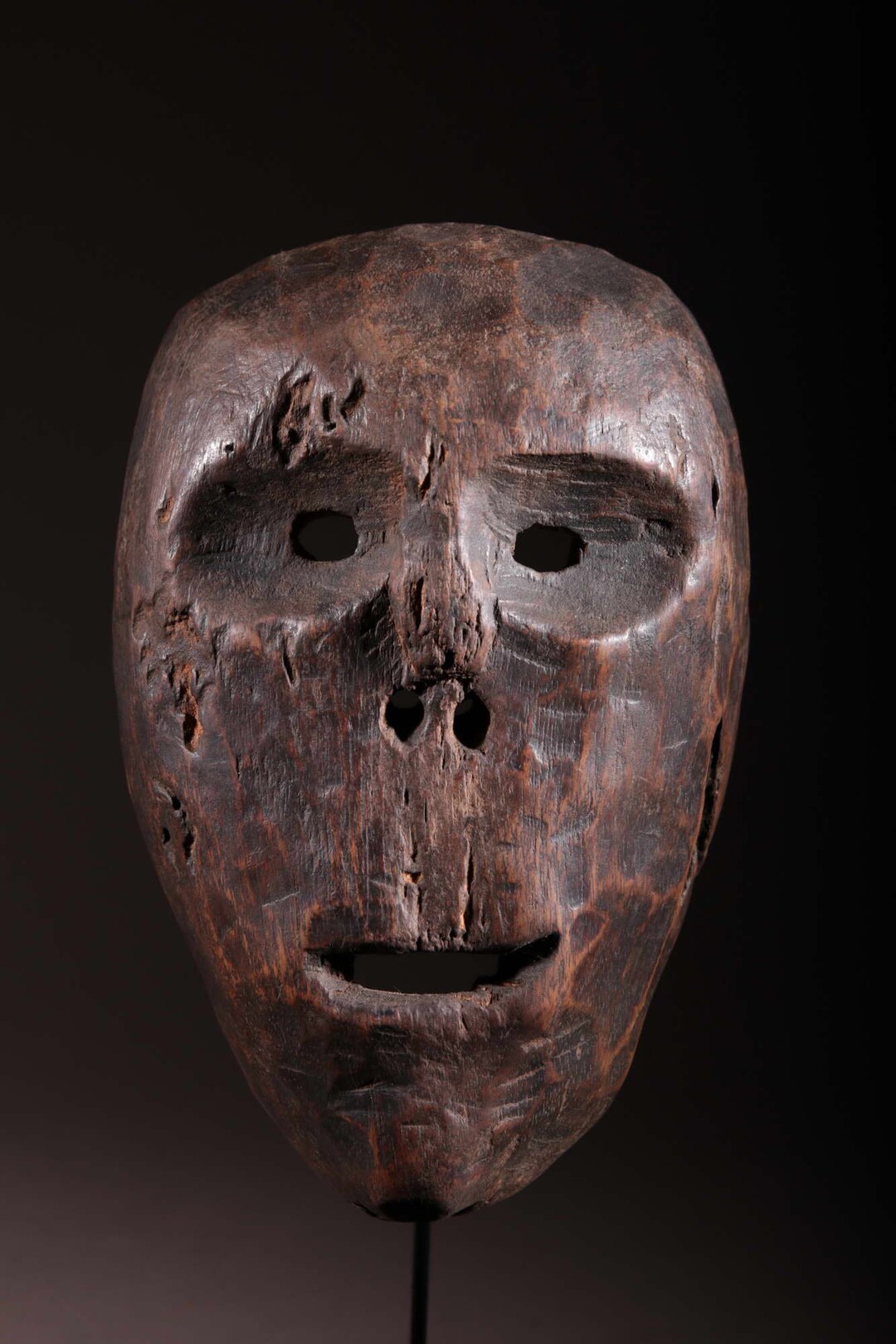 63 Antique Alaskan Native INUIT Mask With CERTIFICATE - Etsy