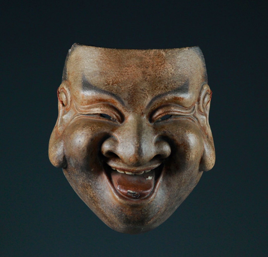 87 19th Century Japanese Monk Mask - Etsy