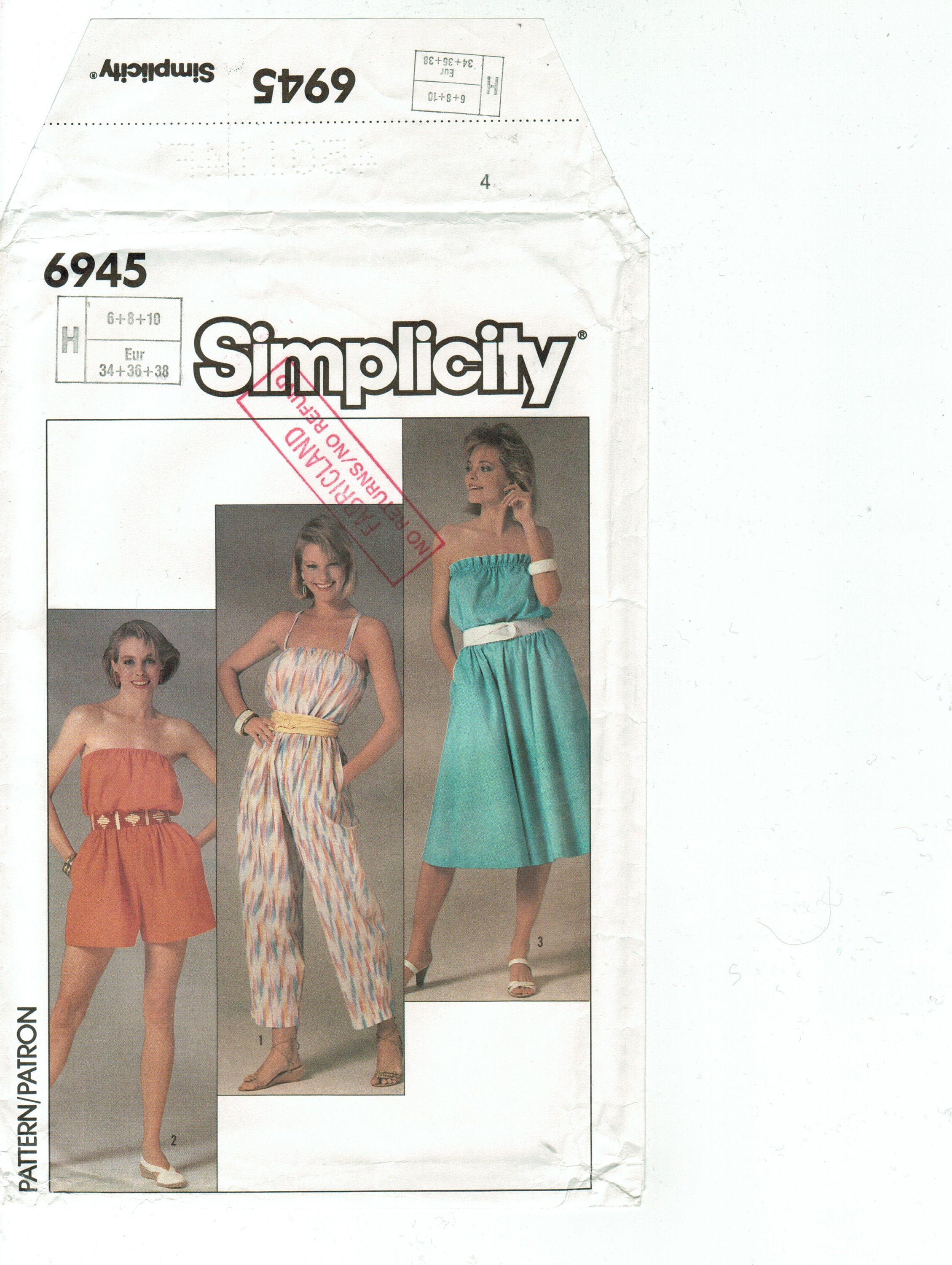 80s Bare Shoulder Jumpsuit Romper Dress Spaghetti Straps, Wide Sash ...