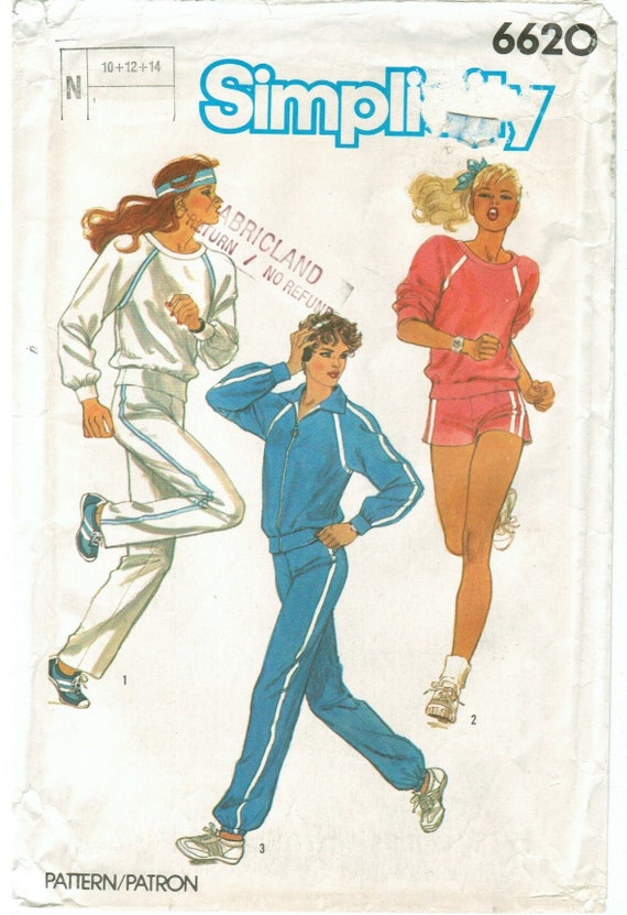 80s Jogging Suit Sweatsuit Raglan Sleeve Zippered Jacket - Etsy