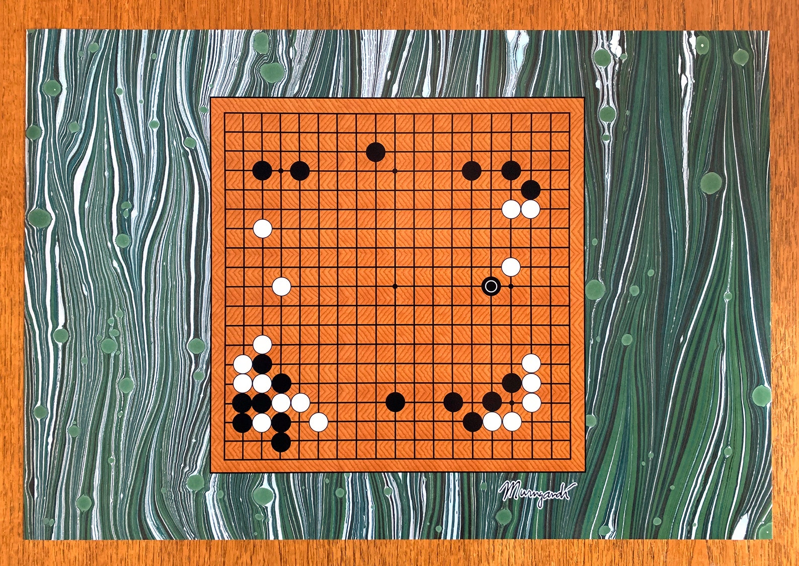 Poster - Move 37 - Baduk, Weiqi, Go Game - Alphago's Famous Shoulder ...