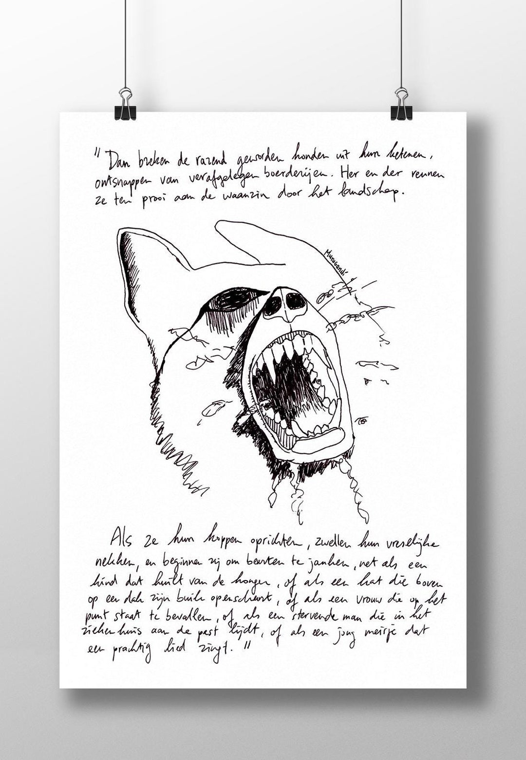 Poster - Les Chants De Maldoror (the Songs of Maldoror) #3 - 'prey to ...