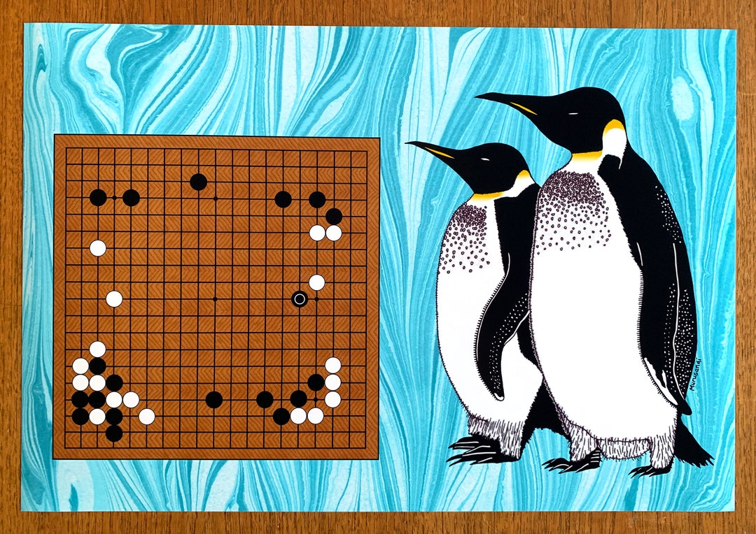 Poster - Shoulder Hit on the Fifth Line - Baduk, Weiqi, Go Game ...