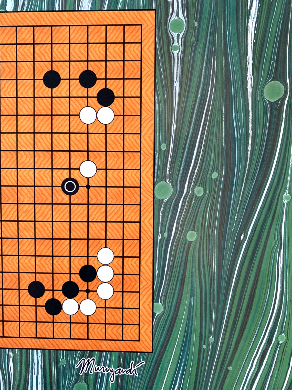 Poster - Move 37 - Baduk, Weiqi, Go Game - Alphago's Famous Shoulder ...