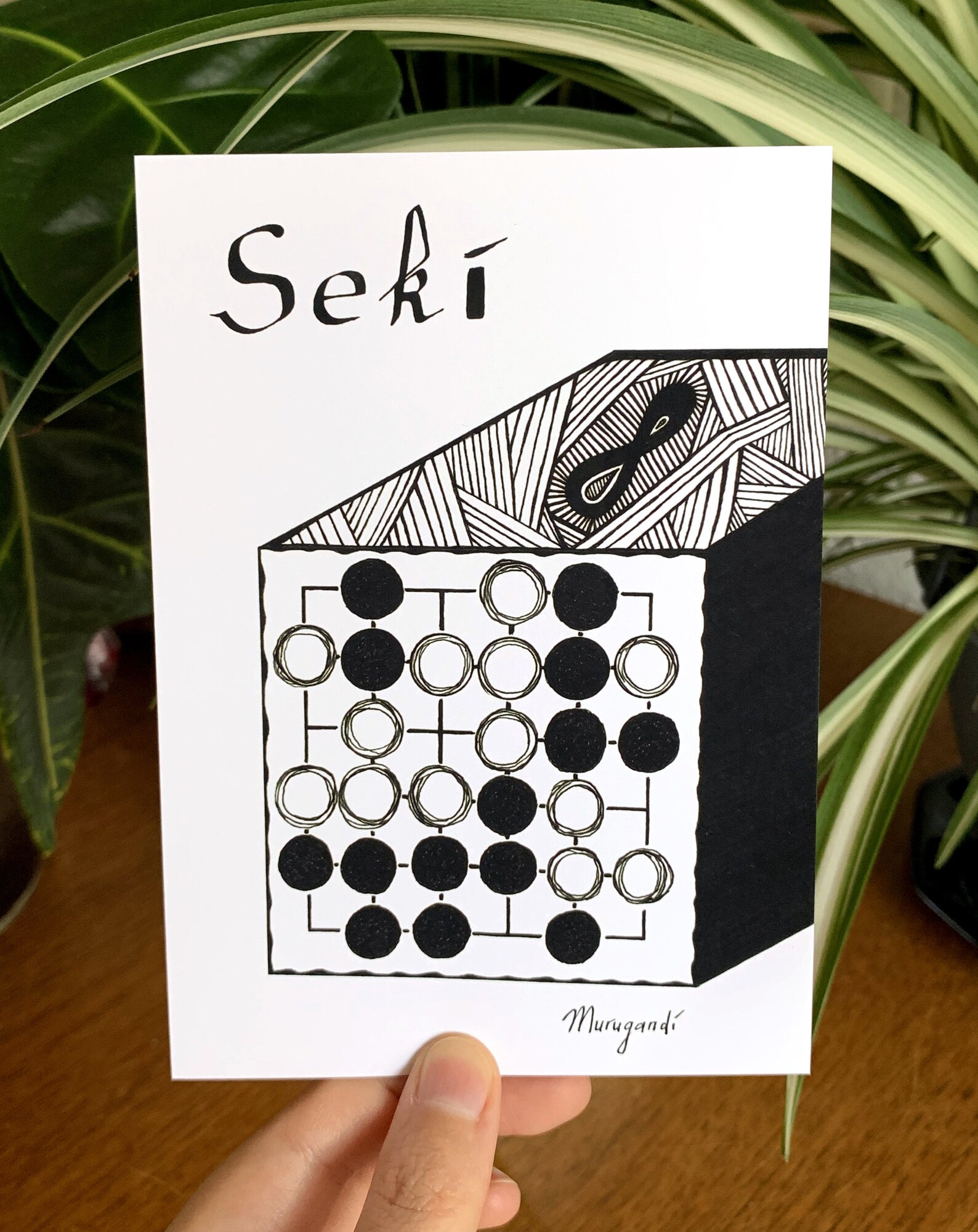 Postcard - Seki - Baduk, Weiqi, Go Game - Concept for Japanese Puzzle ...