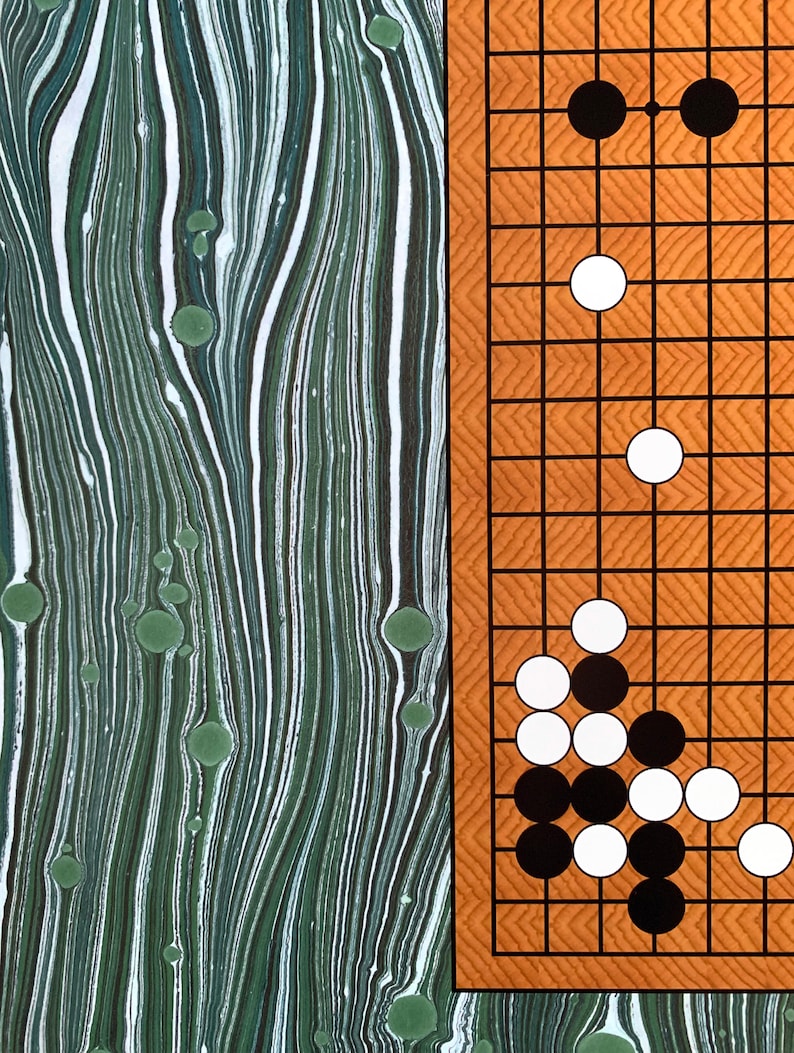 Poster - Move 37 - Baduk, Weiqi, Go Game - Alphago's Famous Shoulder ...