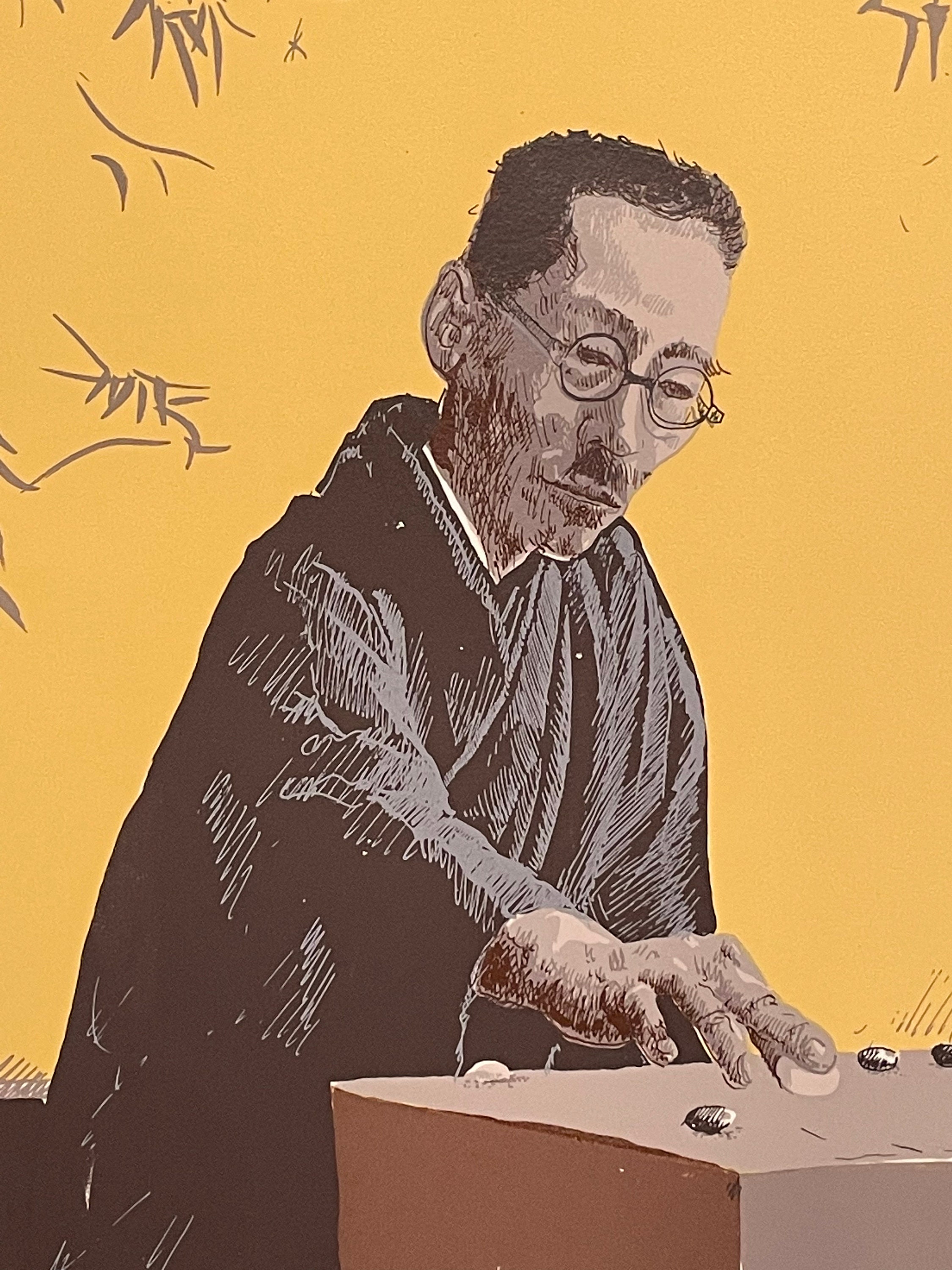 Art & Collectibles Screenprints Prints Depicting the Game of Go / Weiqi ...