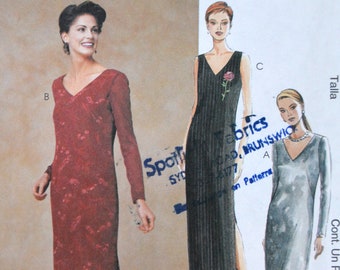 Split Side Dress Pattern - Etsy