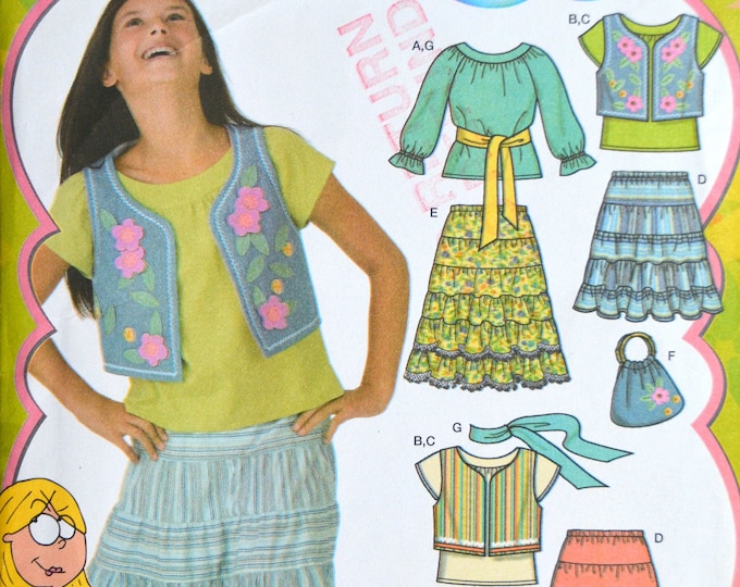 Simplicity Lizzie Mcguire Sewing Pattern 4295 Skirt in Two Lengths ...