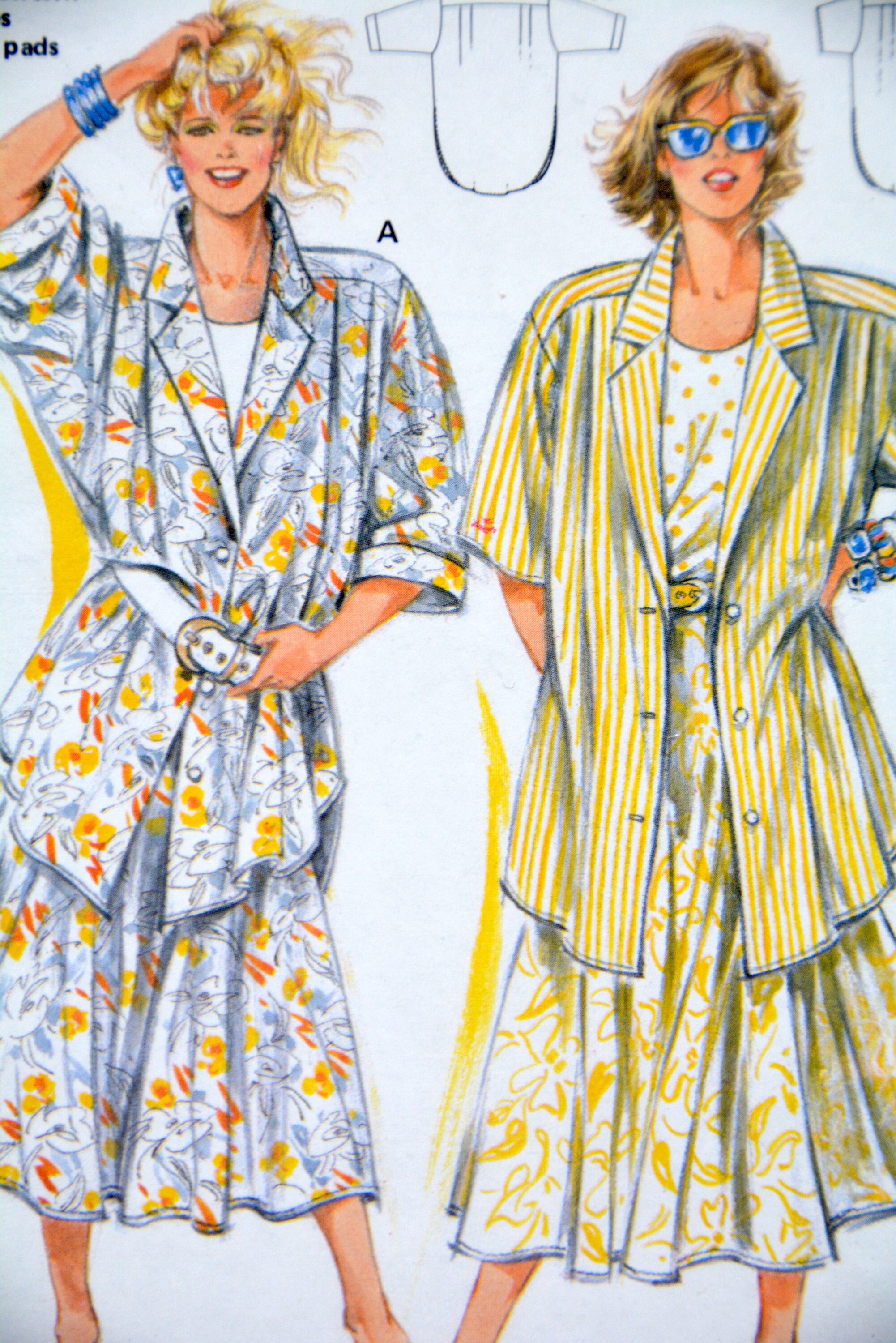 Burda Sewing Pattern 6265 Blouse and Skirt Size 34-52 - Etsy