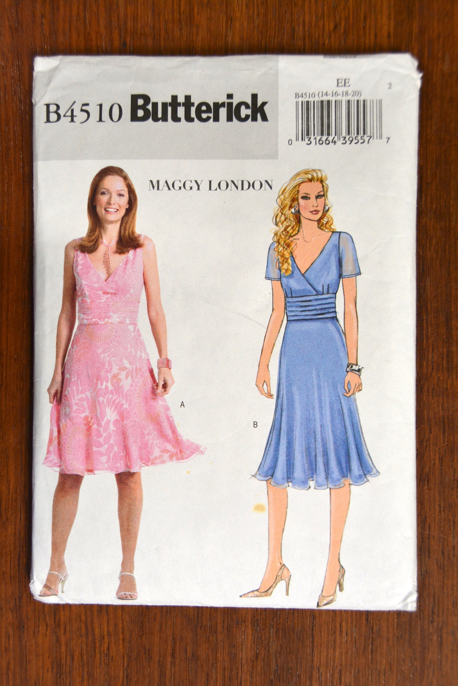 Butterick 'maggy London' Sewing Pattern B4510 Dress | Etsy