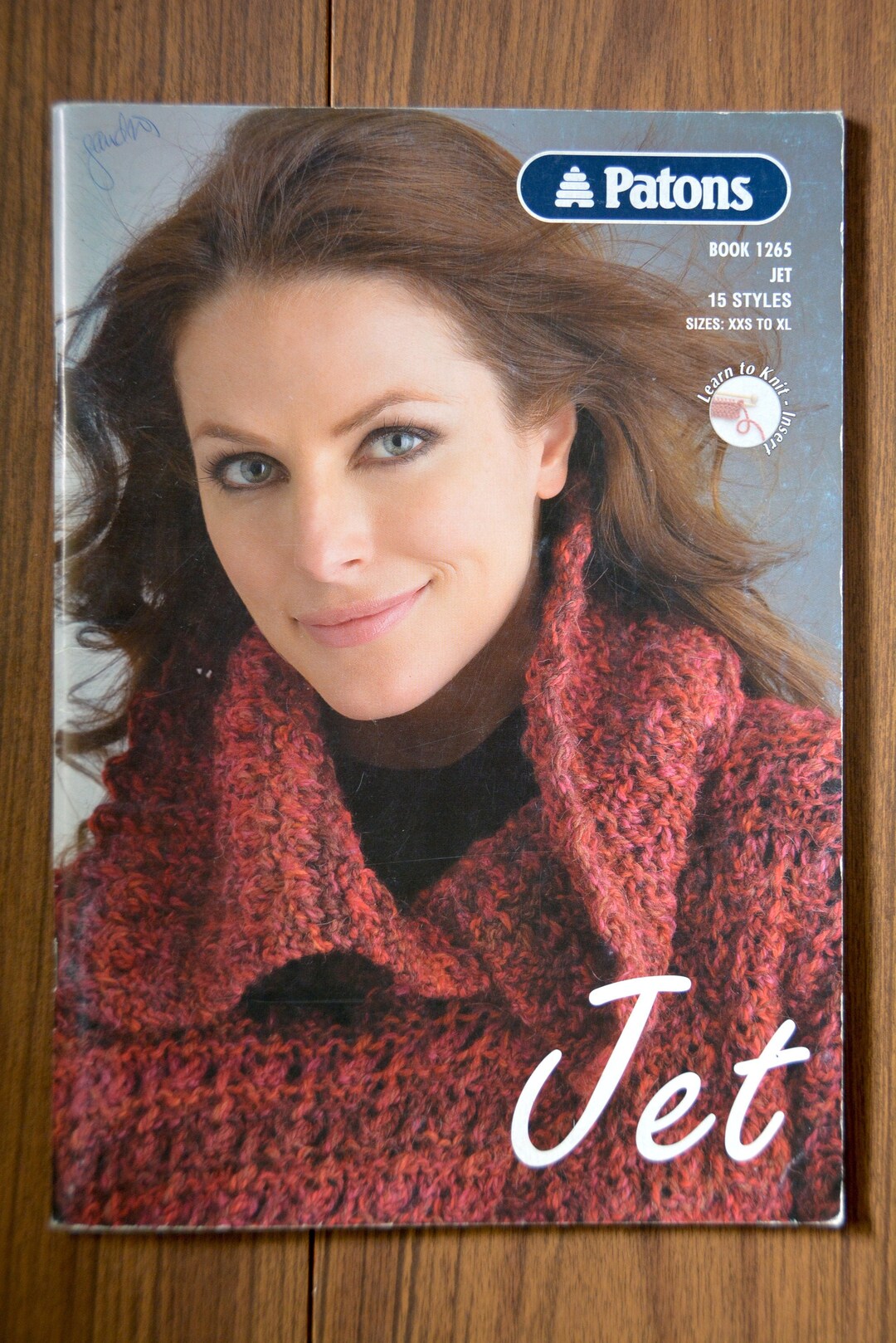 Patons Knitting Book 1265 15 Styles in Jet Size XXS-XS-S-M-L-XL - Etsy ...