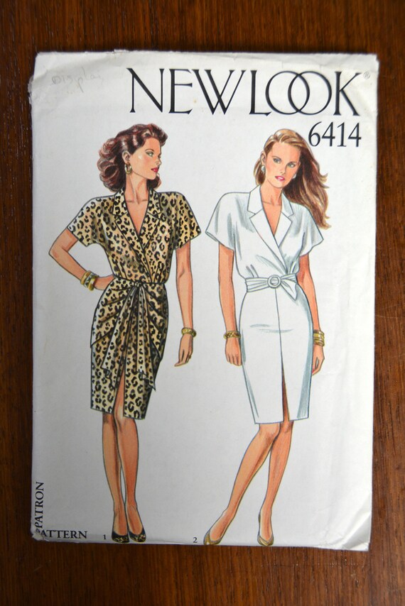 New Look Sewing Pattern No. 6414 Dress Size 8-10-12-14-16-18 - Etsy