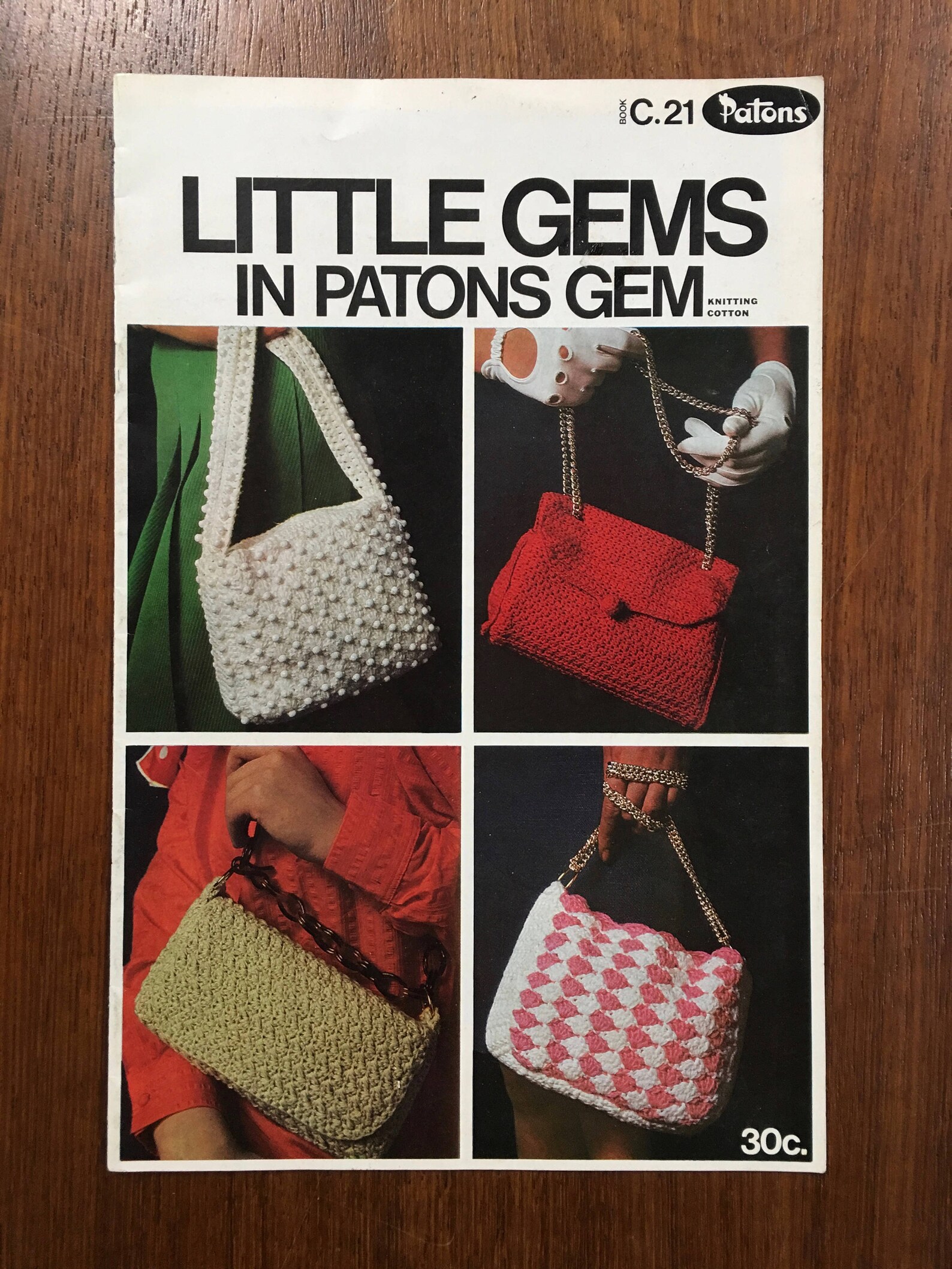 Vintage Retro Patons Vintage Patons Knitting Pattern Book C.21 - Etsy