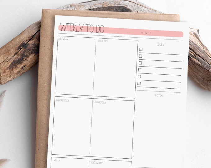 Weekly to Do Notepad | Weekly Planner | Daily Planner | Teacher Gift ...
