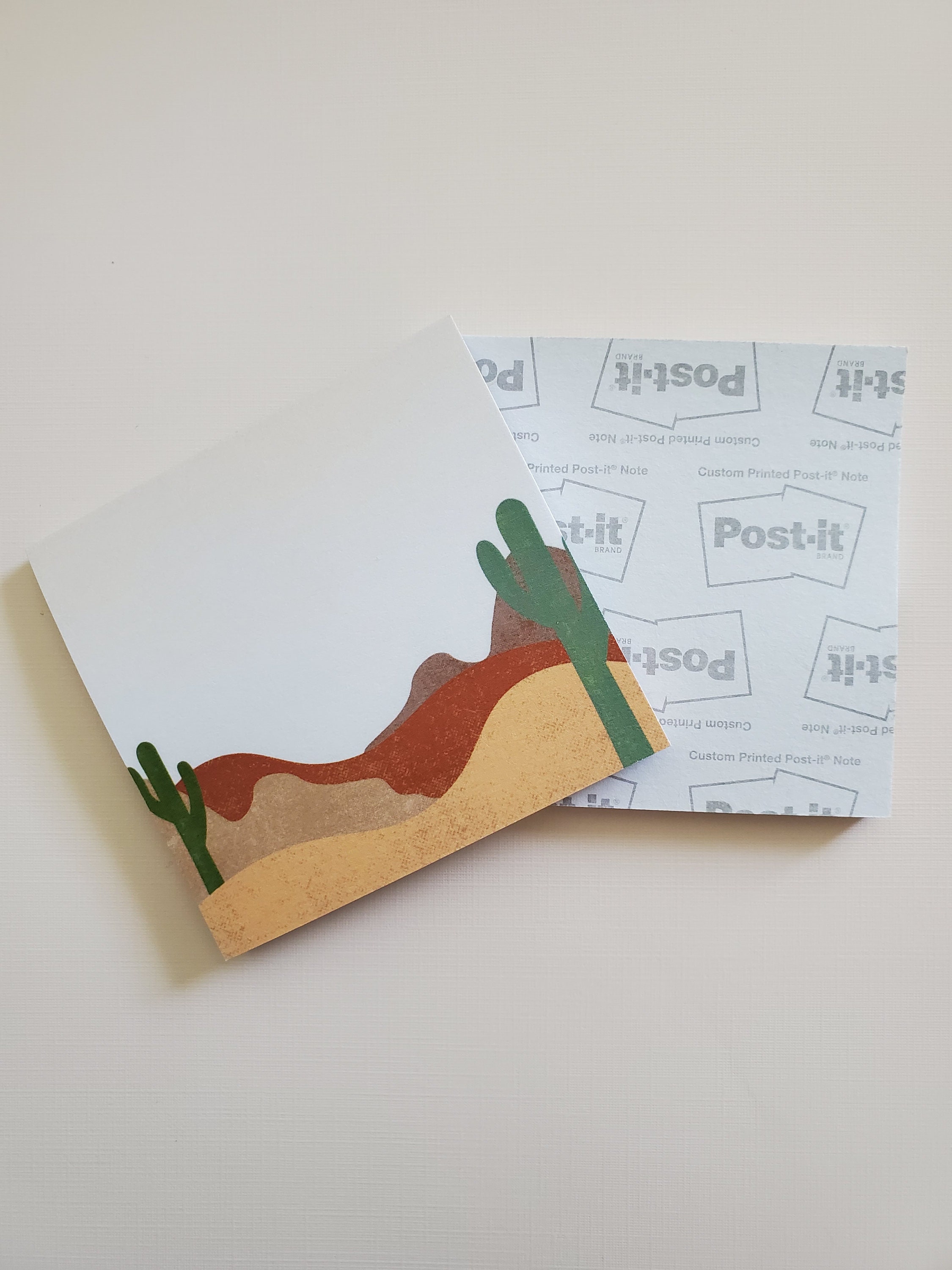 Sticky Notes Desert Oasis Cute Sticky Notes Sticky Memo Pad Nature ...