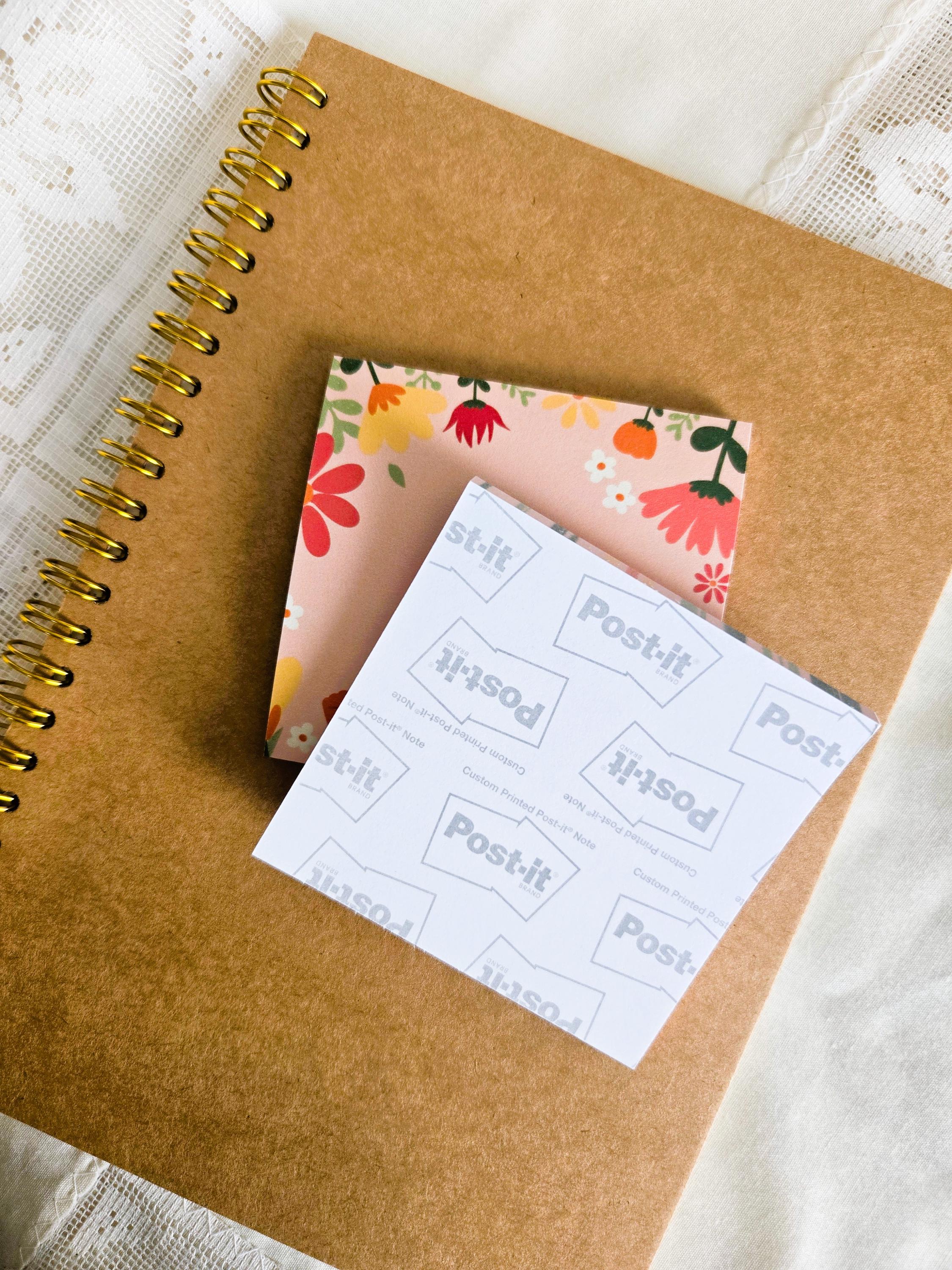 Floral Sticky Notes Cute Sticky Notes Gift for Her Teacher Gifts ...