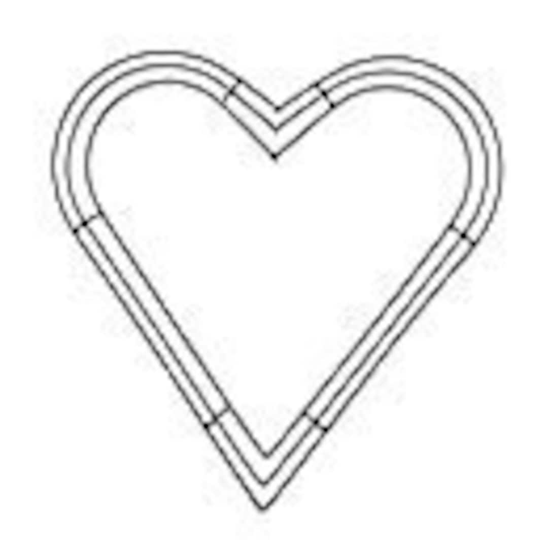 12 In. Heart Wire Wreath Frame Wire Heart Frame Valentine Heart - Etsy